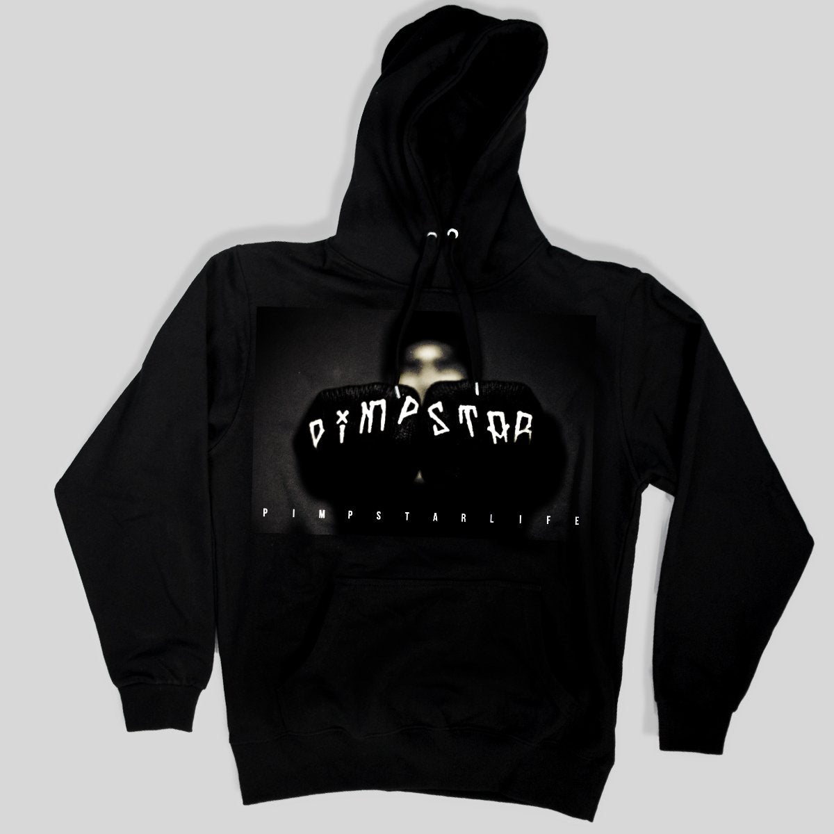 Pimpstar Signature - Knuckles | Nonzip Hoodie, Black – Pimpstarlife